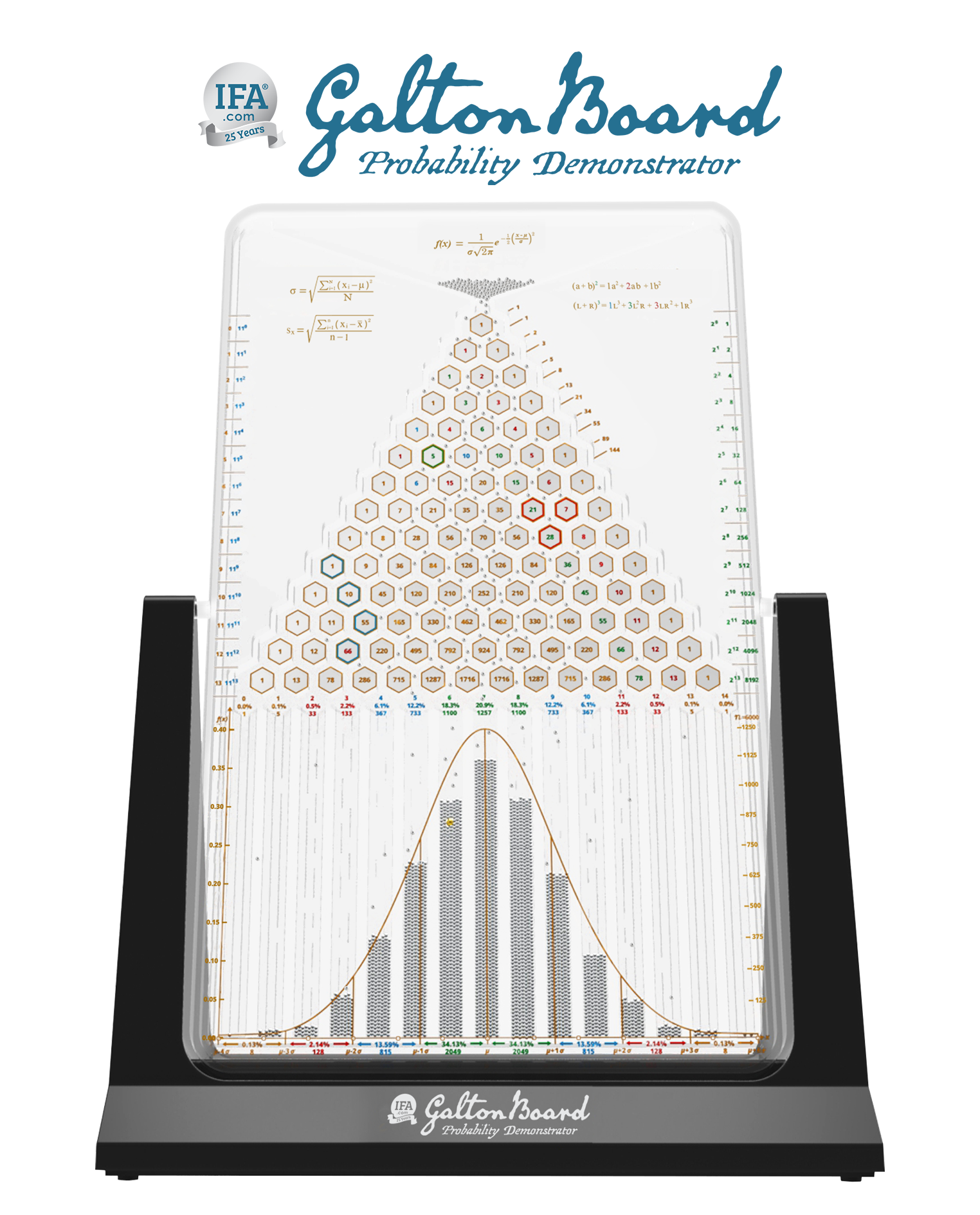 Galton Board Desktop Probability Machine | Index Fund Advisors, Inc.